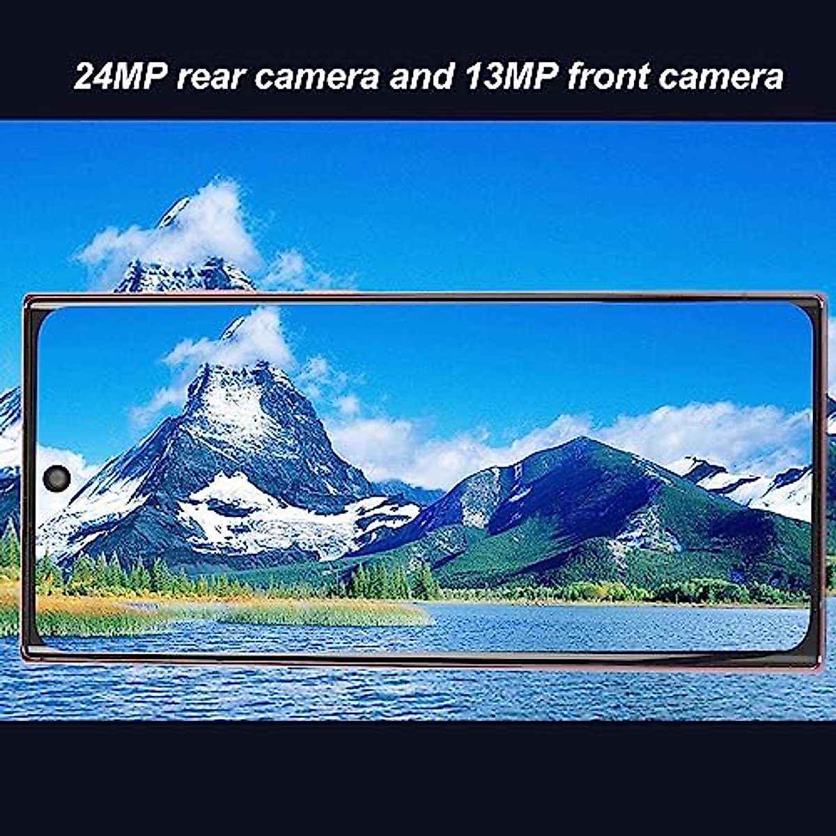 GOWENIC S23+ Ultra Pro Unlocked Cell Phone, 4G LTE Mobile Phone with 6.5 Inch HD Curved Screen, MTK6753 Chip, 8GB RAM, 128GB ROM, Built in Stylus, Support WiFi, BT, FM, GPS, etc (Rose