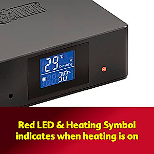 Exo Terra Thermostat for Reptile Terrariums with Day and Night Timer and Dual Receptacles