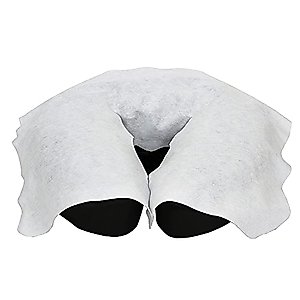 BodyMed Disposable Face Cradle Covers - 1 Pack of 100 Sheets - Medical-Grade, Ultra Soft, Luxurious, Non-Sticking Massage Face Covers/Headrest Covers for Massage Tables & Massage Chairs