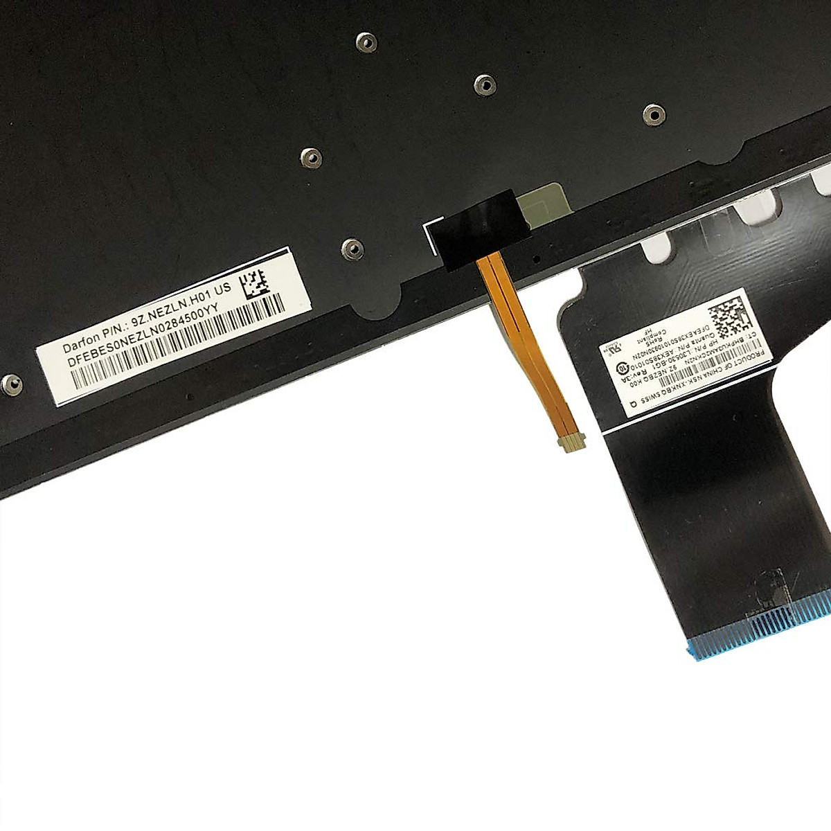 Suyitai Replacement for HP Spectre X360 15-CH 15-ch011dx 15-CH011NR 15-ch075nr 15-CH012NR 15-ch004na 15-CH008CA 15-CH010CA Laptop Keyboard US Backlit No Frame CN:L30531-DH1 92.NEZBQ.J1N