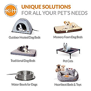 K&H Pet Products Self-Warming Crate Pad Gray X-Large 32 X 48 Inches
