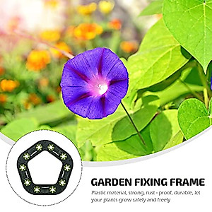 Happyyami 5pcs Garden Fixture Frame Holder Stand Floral Vines Rose Moss Flower stem Support Moss Stick for Potted Plants Plant Support Cages Plants Support Rack Plants Climbing Holder Shelf