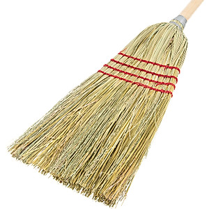 SPARTA Flo-Pac Parlor Broom Natural Broom, 55 Inches, Tan