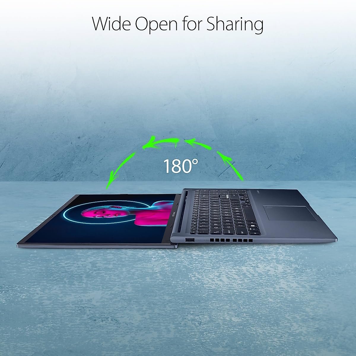 ASUS Vivobook 16 16" FHD+ (1920x1200) IPS Laptop 2023 | Intel i5-1235U 10-Core | Intel Iris Xe Graphics | Backlit Keyboard | Fingerprint | Wi-Fi | USB-C | 16GB DDR4 512GB SSD | Win10 Home