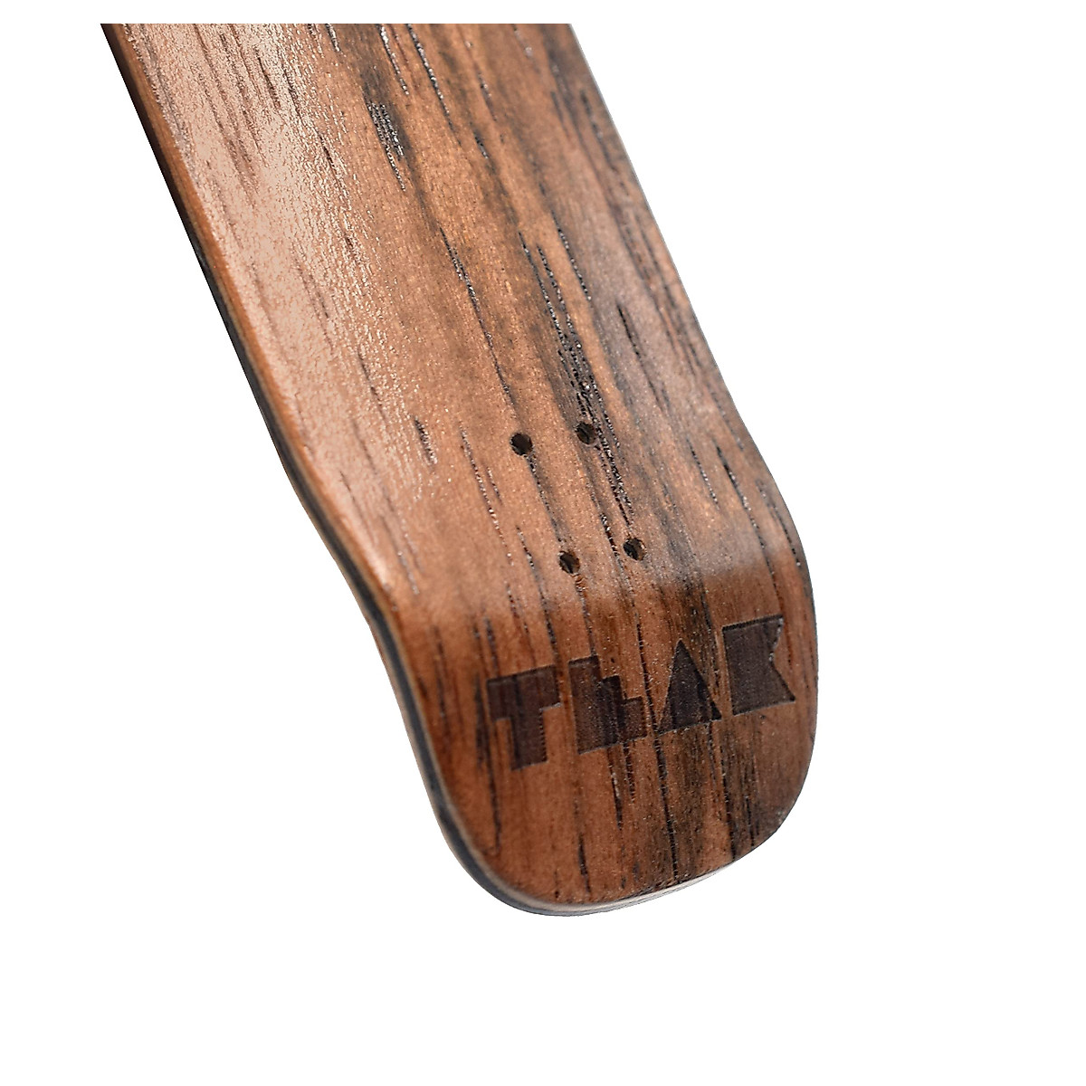 Teak Tuning Prolific Wooden Fingerboard Deck, 33.5mm x 96mm Boxy Shape - Two Tone - 6 Ply with Double Color Mid Plies - Includes Prolific Foam Tape