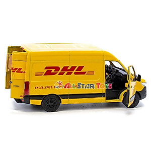 KiNSFUN DHL Mercedes-Benz Sprinter 1:46 Scale 5inch Die Cast Metal Model Toy Cargo Van