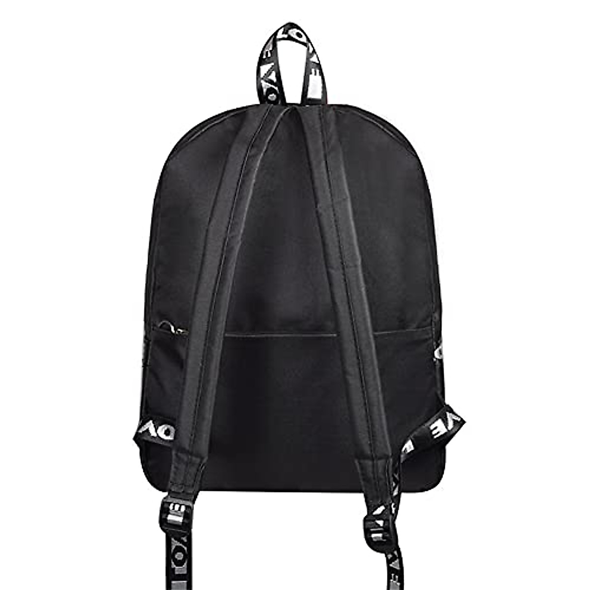 Ksone Fit Korean Style Backpack Shoulder Bag Laptop Bag School Bag Leisure Hiking Daypack Fashion Canva Bookbag Stray Kids Bag Set (No usb port), Medium