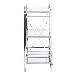 Linon Console Chrome