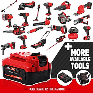 【Upgrade】 2Pack 6.0Ah 20V Replacement Battery for V20 Craftsman 20V Battery MAX CMCB204 CMCB202 CMCB201 CMCD700C1 CMCS500B (All of V20 Cordless Tool Series) High Capacity