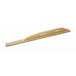 Kraft Tool CF237 Tapered Mahogany Darby with 2 Hole Grip Handle, 36-Inch