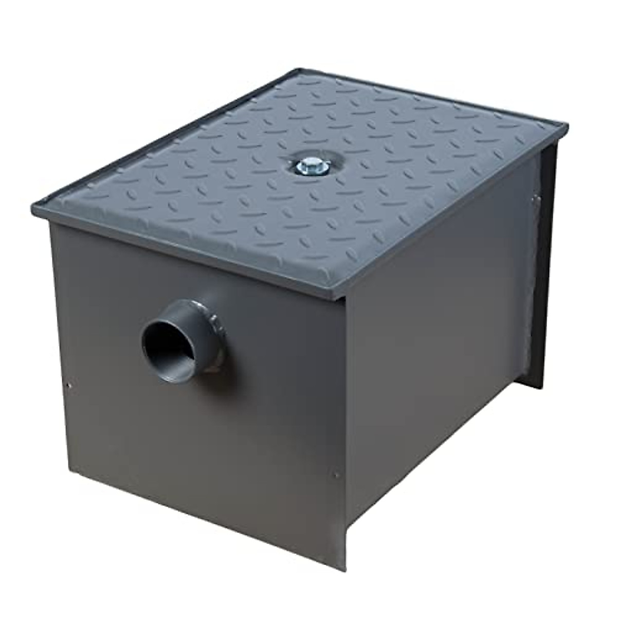 Wentworth 14 Pound Commercial Grease Trap Interceptor for Restaurant Under Sink Kitchen, 7 GPM, WP-GT-7