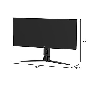 ASUS ROG Strix 29.5” 21:9 HDR Gaming -Monitor(XG309CM) - WFHD (2560 x 1080), Fast IPS, 220Hz, 1ms, Low Motion Blur Sync, G-SYNC Compatible, Tripod socket for streaming, USB Type-C,-KVM support, BLACK