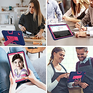 Meifei Case for Samsung Galaxy Tab A7 Lite 8.7" 2021, Heavy Duty Hard PC Soft Silicone Shockproof Rugged High Impact Protective Kickstand Case for Galaxy Tab A7 Lite 8.7 inch (SM-T220 SM-T225)