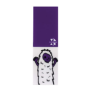 Teak Tuning Fingerboard Deck Graphic, Purple Yeti - Adhesive Graphics to Customize Your 35mm Fingerboard Deck - 110mm Long, 35mm Wide, 0.2mm Thick - Waterproof Vinyl - Includes Mini File