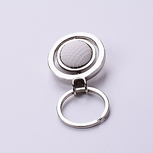 Rotatable 3D Golf Keychain for Men Women Golf Related Gifts for Golf Lover Fans Birthday Christmas Gift for Golf Club Associations Team Party Favors Golfing Accessories