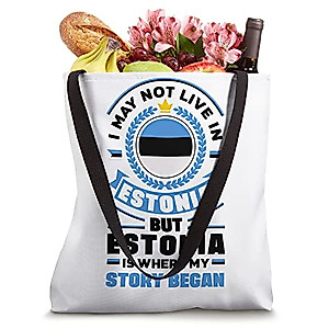 Estonia Estonian Estonia Flag Quote Tote Bag