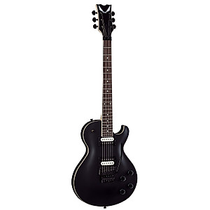 Dean Guitars 6 String Thoroughbred X Floyd Electric Guitar, Black Satin, Right, (TBX F BKS)