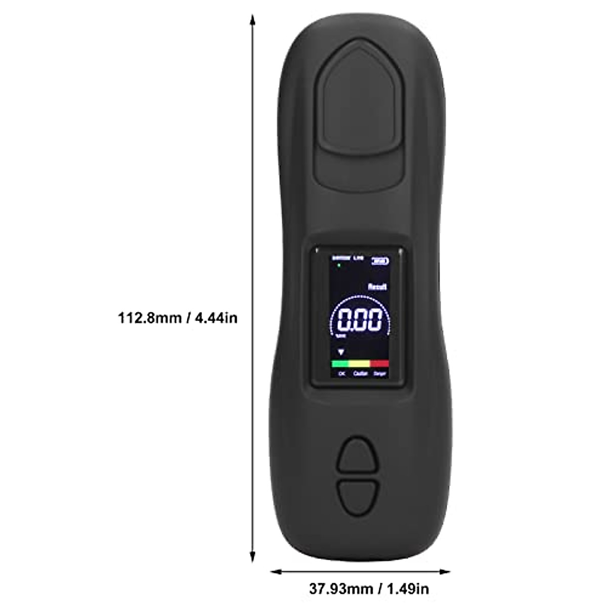 Alcohol Detector, Easy to Carry Portable Breath Alcohol Tester DC5V Accurate Testing Wide Applications LCD Display for Bar Hangover for Family Dinners