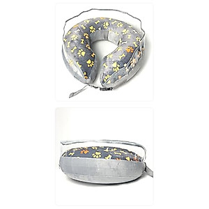 PASNMKvn Stop Licking and Biting Inflatable Collar Protective Cone for Pets Clear Baffle for Visibility for Post