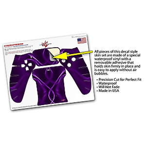 WraptorSkinz Skin Wrap compatible with Sony PS5 DualSense Controller Abstract 01 Purple (CONTROLLER NOT INCLUDED)