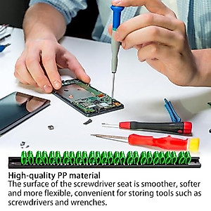 Wall Mounted Screwdriver Organizer | Multipurpose Tool Rack for Efficient Hand Tool Storage | Workshop Pliers Display Organizer for Screwdrivers and Ring Wrenches | Space-Saving Solution