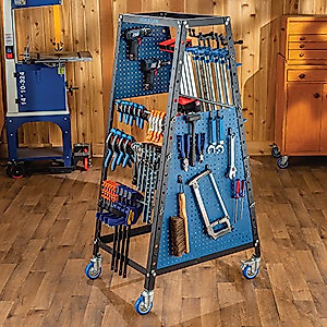Steel Pegboard Side Panel for Rockler Pack Rack Plus