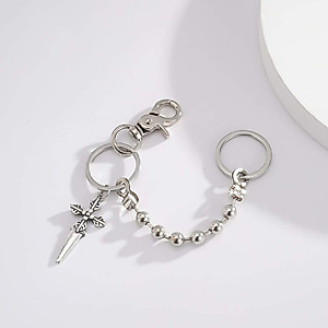 Happyyami 1pc Tassel Chain Body Chains Keychains for Women Car Keychains Keychain Pandent Chain Fashion Trousers Chain Car Key Holder Jean Chains Metal Hip Hop Pants Miss