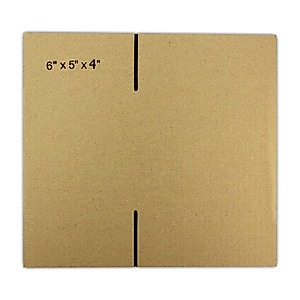 15 EcoSwift 6x5x4 Corrugated Cardboard Packing Boxes Mailing Moving Shipping Box Cartons 6 x 5 x 4 inches