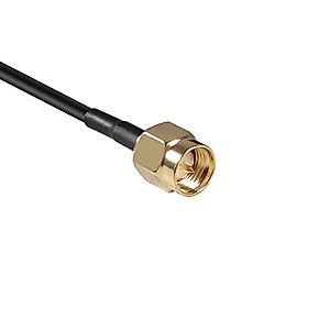 AEDIKO 2pcs 2.4GHz 7dBi WiFi Booster Antenna WiFi Antenna SMA Male Connector for WiFi Security Camera/WiFi Router/Wireless Network Card/USB Adapter