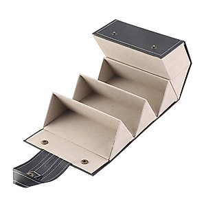 Livtor Sunglasses Organizer 6-Slot EyeGlasses Storage Display Travel Case (Black)