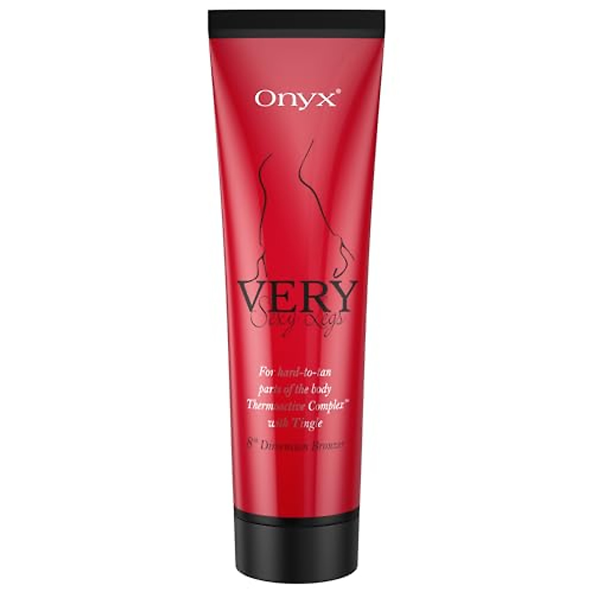 Onyx Very Sexy Legs Tingle Indoor Tanning Bed Lotion - Premium Outdoor Tanning Lotion with Bronzer for Legs & Hard-To-Tan Body Parts - Thermoactive Complex - Hot Tingle Tanning Formula for Women