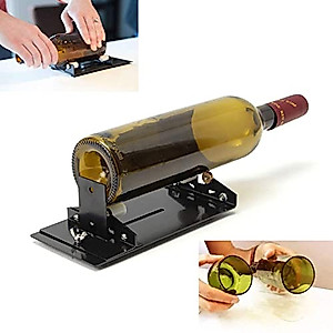JNDJNFV Version Bottle Cutting Machine, Glass Bottle Cutter, Round, Square, Oval Bottle and Bottle Neck, for Cutting Wine Beer Whiskey Alcohol Champagne Liquor Bottles, Upgrade Version