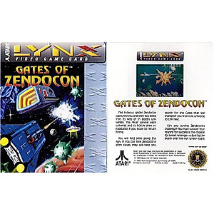 Gates of Zendocon Game for Atari Lynx