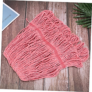 NULYLU 1pc Cleaning Mop Cloth Mop Cloth Replacement Spray Mop Household Mop Head Mop Replacement Heads Dust Mop Refill Practical Mop Cloth Commercial Mop Handle Red
