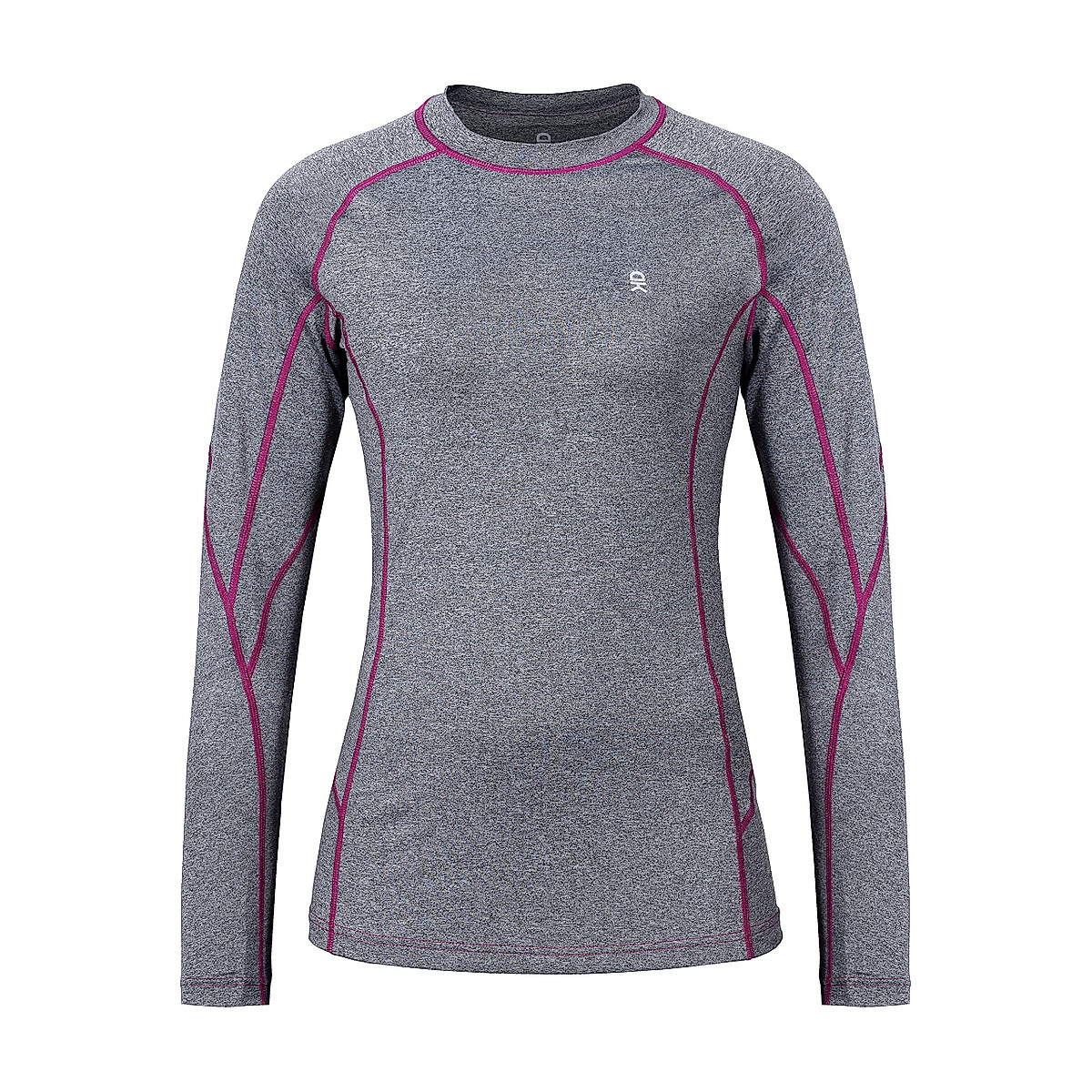 Little Donkey Andy Women's Thermal Underwear Sets Lightweight Warm Base Layers Quick Dry Wicking Top and Bottom for Winter Gray L