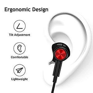 ACAGET 3.5mm Wired Headphones for Samsung A14 A23, 3.5mm Earbuds for iPhone 6S Plus 6 5S Noise Cancelling Android Earphones Magnetic Headset with Mic for Galaxy S10 S9 A13 A52 Pixel 5A 4A iPad 9 MP4