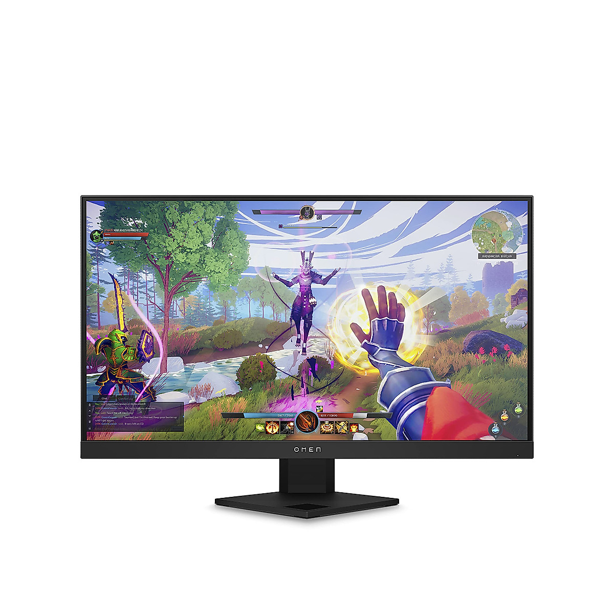 OMEN 25i Gaming Monitor, 1080p IPS FHD Display 165Hz with 1ms VESA HDR 400, NVIDIA G-SYNC Compatible, AMD FreeSync Premium Pro, VESA Mounting, Console Compatible, Eyesafe Screen (Renewed), Black