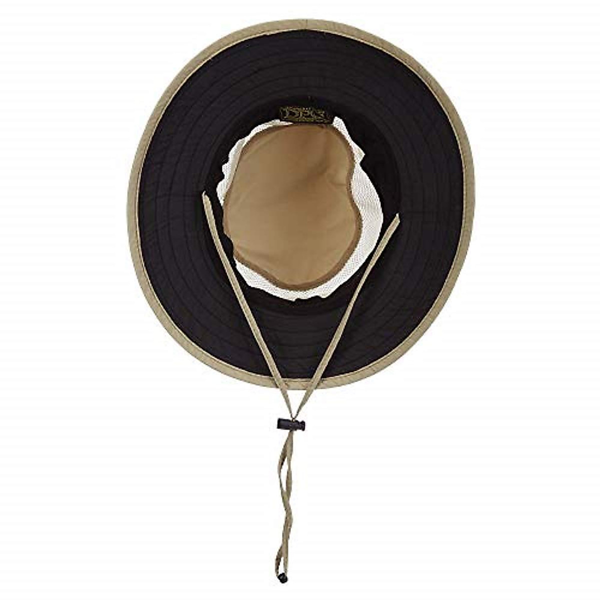 Dorfman Pacific Men's Bonnie Mesh Sides Hat, Khaki, XX-Large