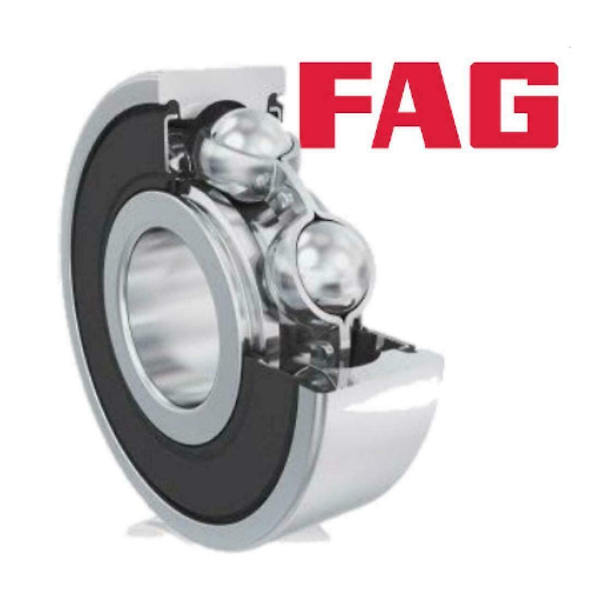 Nib FAG 6000 2RSR Bearing Double Rubber Shield 60002RS 6000RS 10x26x8 mm New