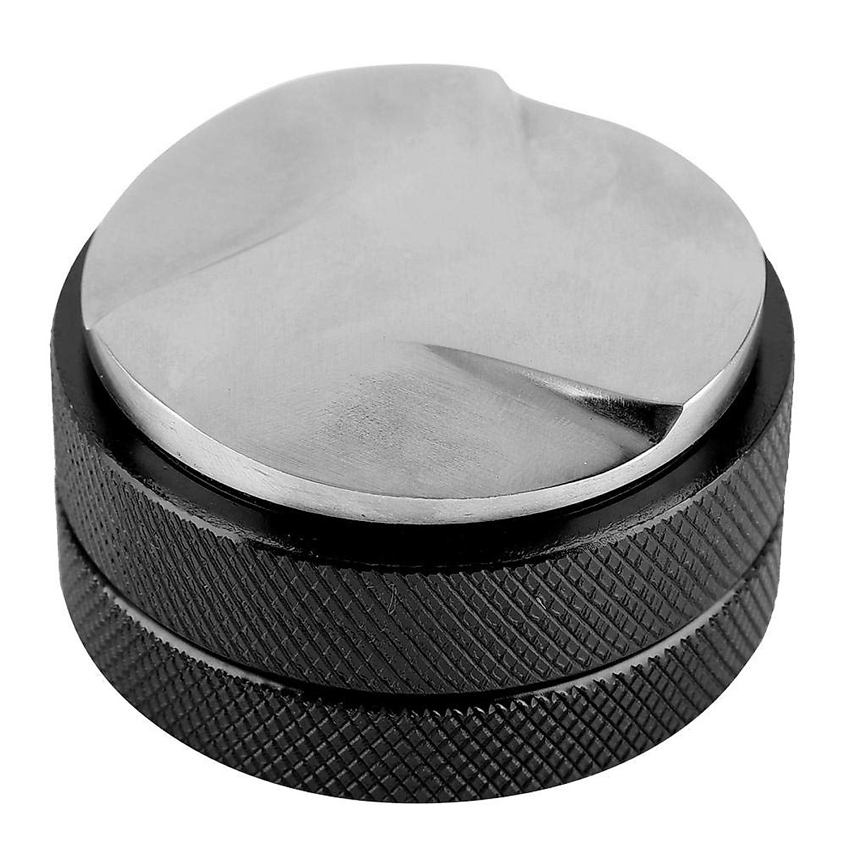 FastUU Espresso Tamper, Coffee Tamper, Anti-Slip Adjustable Height for Coffee Making for Barista(Black)