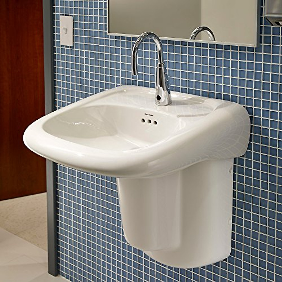 American Standard 605B164.002 SELECTRONIC CAST, Plug-in AC, 0.35 GPM, MET 7 SEC, Chrome