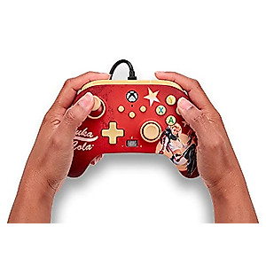 PowerA Enhanced Wired Controller for Xbox Series X|S - Fallout: Nuka Cola, Detachable 10ft USB-C Cable, Mappable Buttons and Rumble Motors, Officially Licensed for Xbox