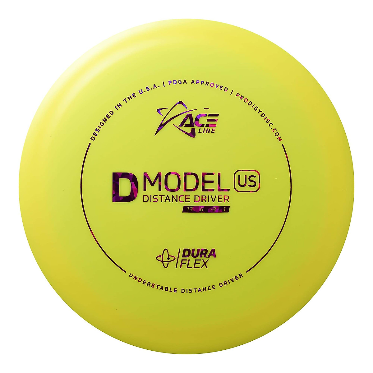Prodigy Disc Ace Line DuraFlex D Model US Distance Driver Golf Disc [Colors May Vary] - 170-175g