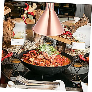 GARVALON 1pc Food Warmer Lamp Chandelier Lights Commercial Heat Lamp Portable Heaters Catering Food Reptile Heat Lamp Reptile Heater Food Warmers Telescopic Heat Lamp Heat Lamp Bulbs Metal