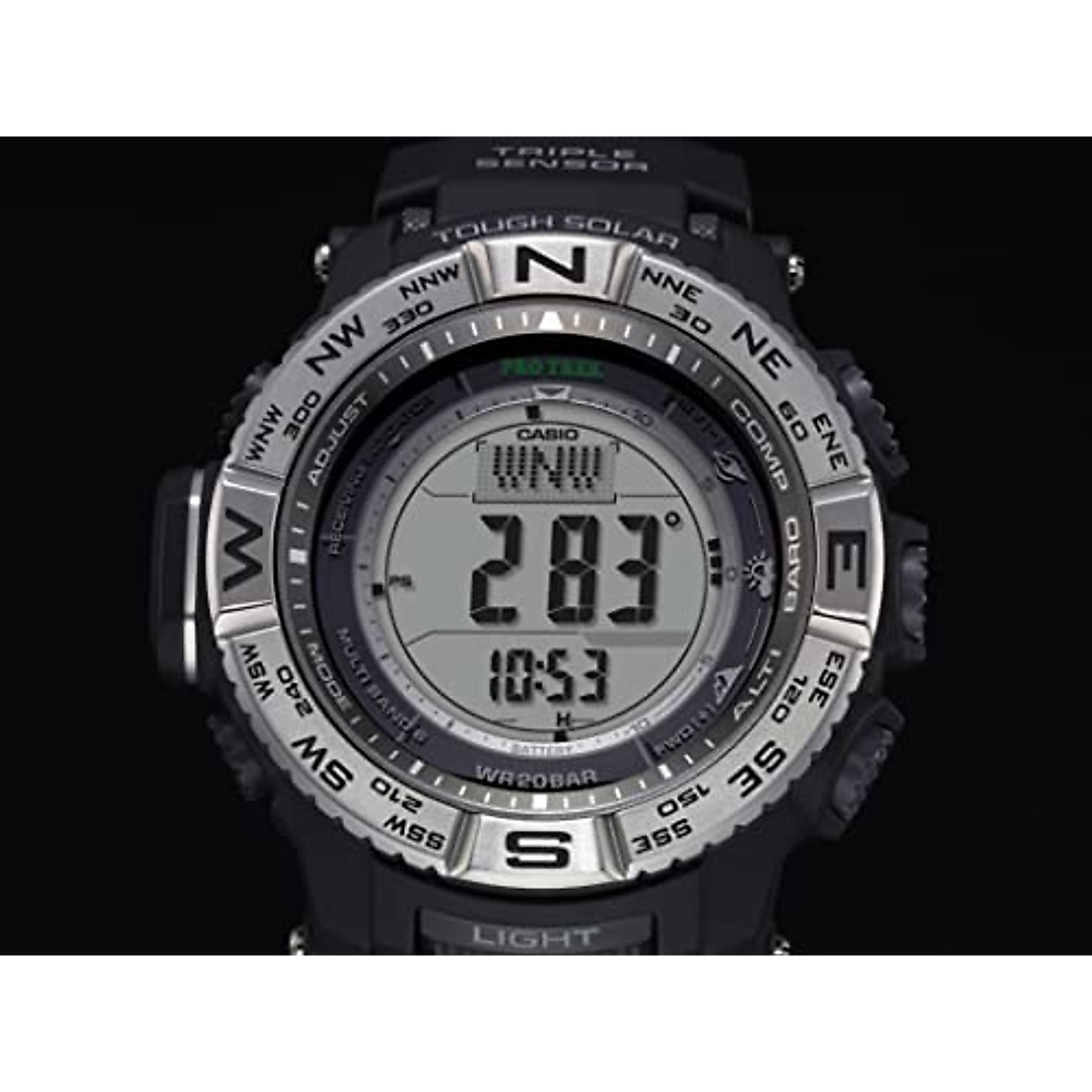 Casio Men's Pro Trek PRW-3500-1CR Solar Powered Atomic Resin Digital Watch