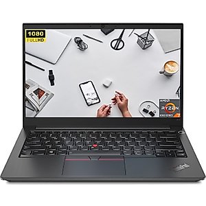Lenovo ThinkPad E14 Gen 3 14" FHD Laptop, AMD Ryzen 7 5700U Processor, AMD Radeon Graphics, 24GB RAM 1TB PCIe SSD, Wi-Fi, Bluetooth, Webcam, Windows 11 Pro, Black