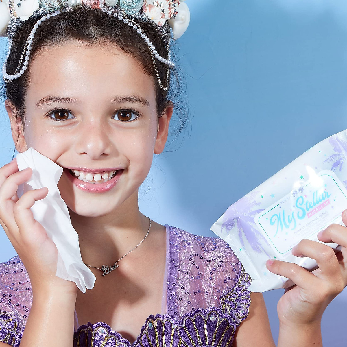 Petite 'n Pretty My Stellar Micellar Makeup Remover Wipes - Cleansing Face Wipes Soaked in Micellar Water - Clean & Non-Toxic, Made in USA - 2 Pack (60 wipes)