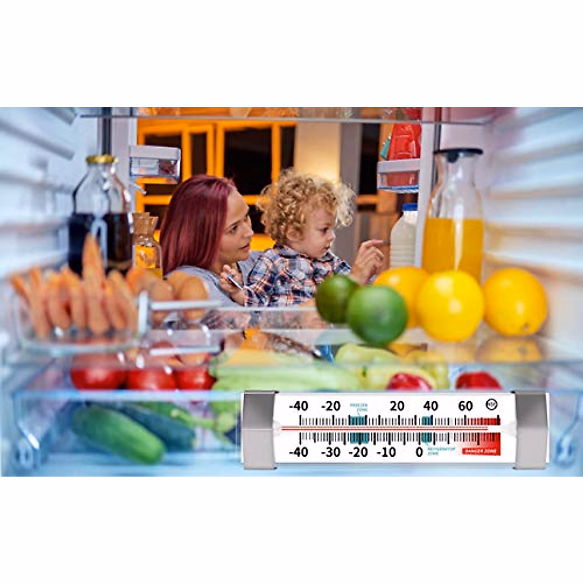 12 Pack Fridge Refrigerator Freezer Thermometer