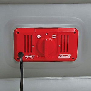 Coleman SupportRest Elite PillowStop Double-High Airbed , Grey/Stripe, Queen