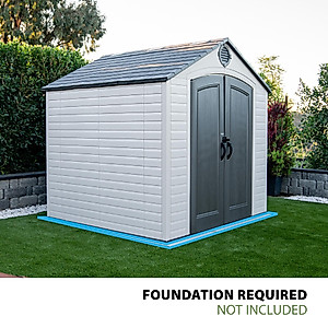 Lifetime Outdoor Storage Shed, 8 x 7.5 Foot